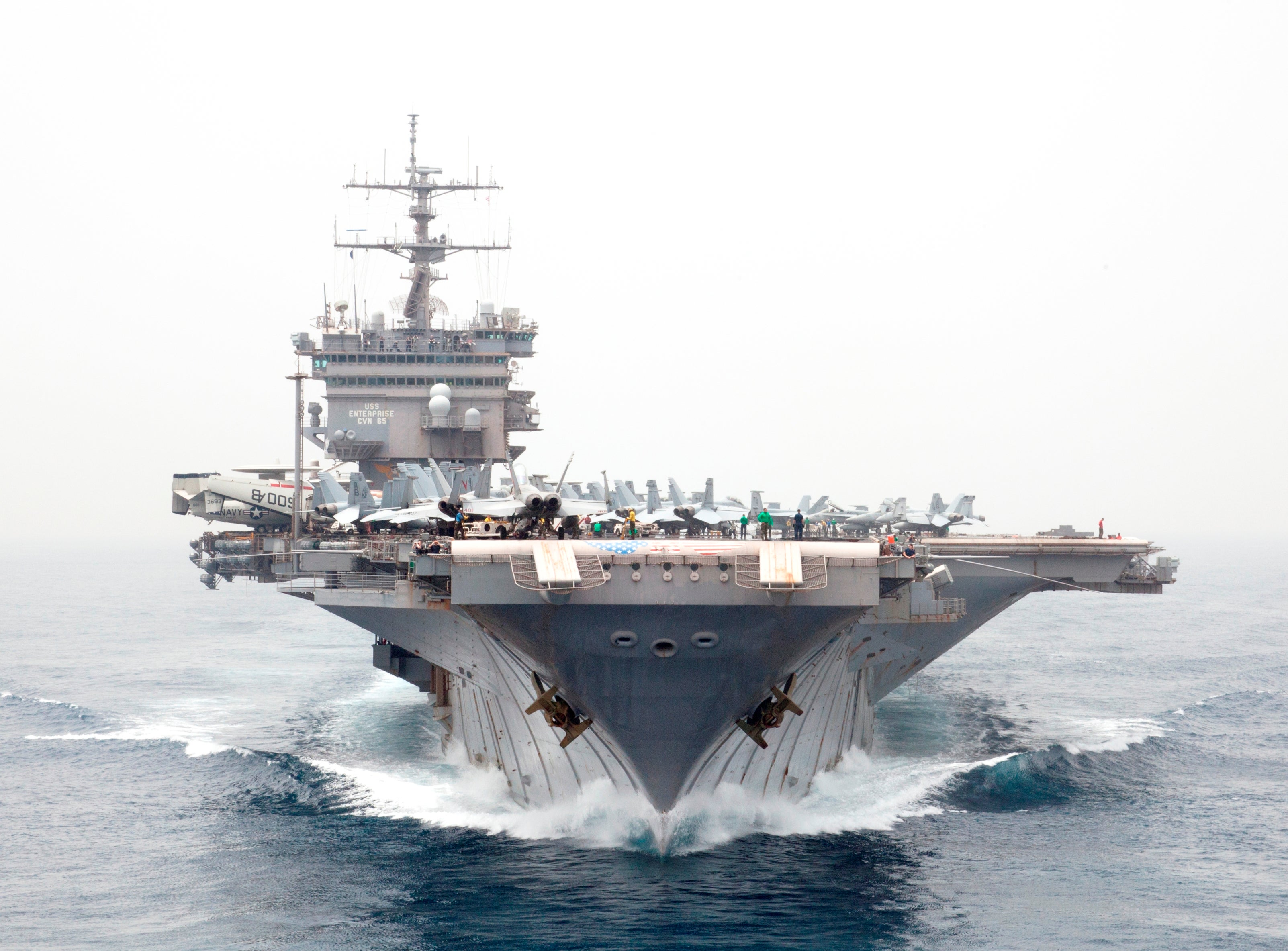Navy Deploys 2nd Aircraft Carrier To Persian Gulf USS Enterprise Joins