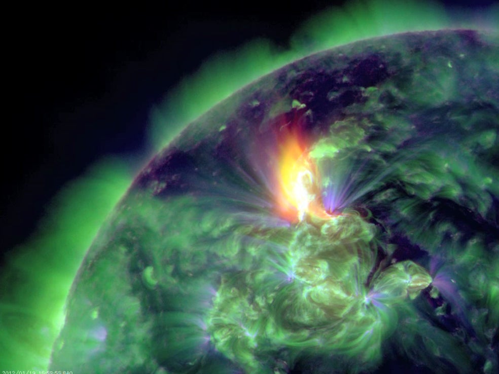 Solar Flare Spectacular Solar Storm Reaches Earth Pictures CBS News Solar Flare Spectacular Solar Storm Reaches Earth Pictures CBS News