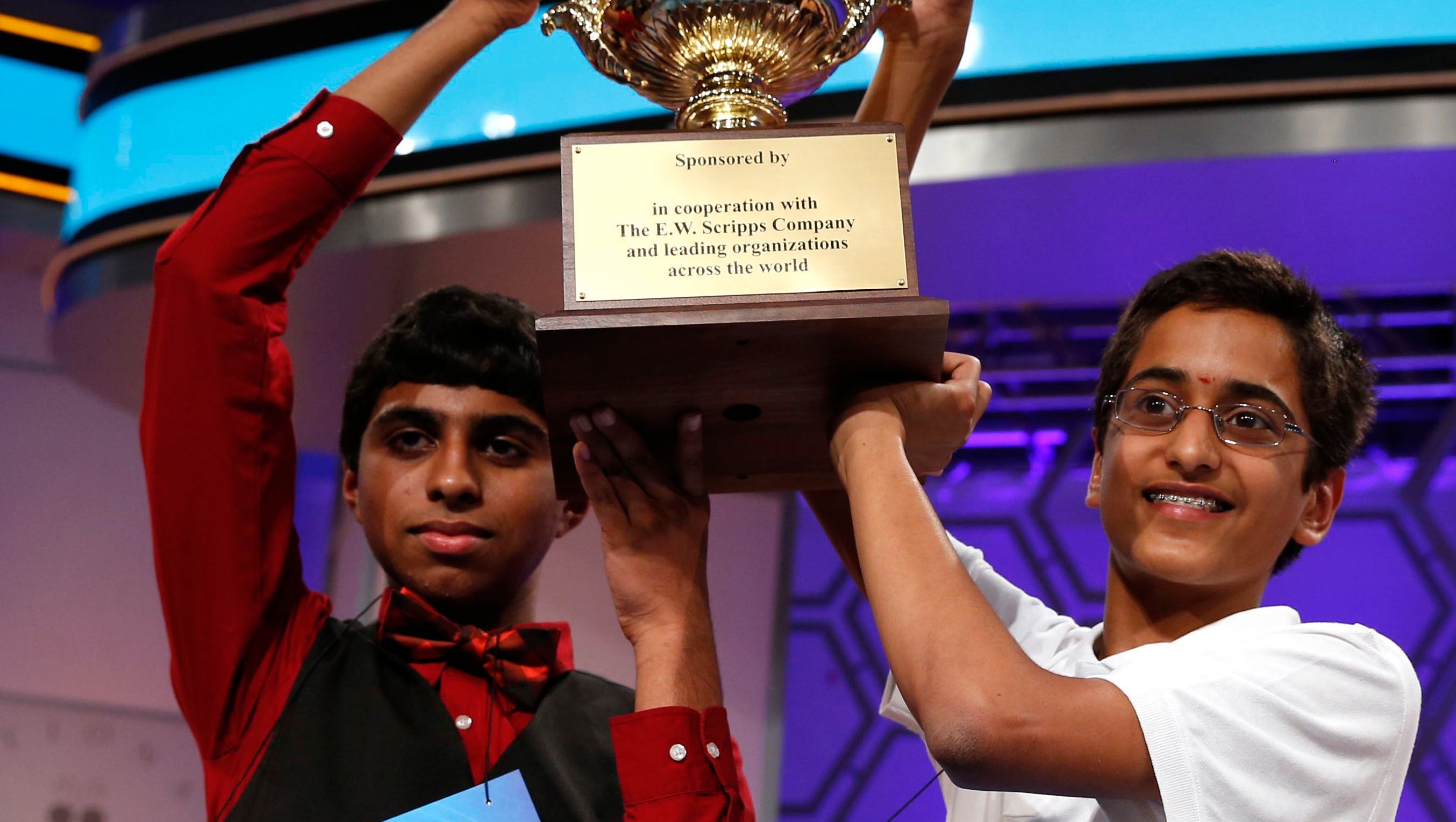 It s A Tie Two Boys Win 2014 Scripps National Spelling Bee CBS News It s A Tie Two Boys Win 2014 Scripps National Spelling Bee CBS News