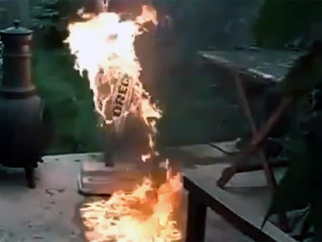 Fighting fire with a vacuum - CBS News
