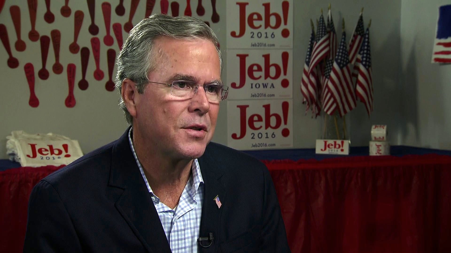 Jeb Bush: Gun control advocates "acting on their heart" - CBS News