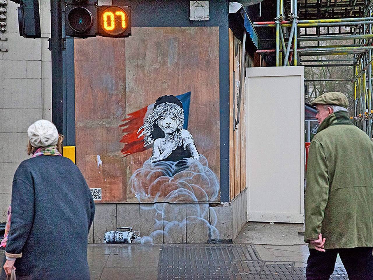 Banksy "Les Miserable" in London chides France for treatment of ...