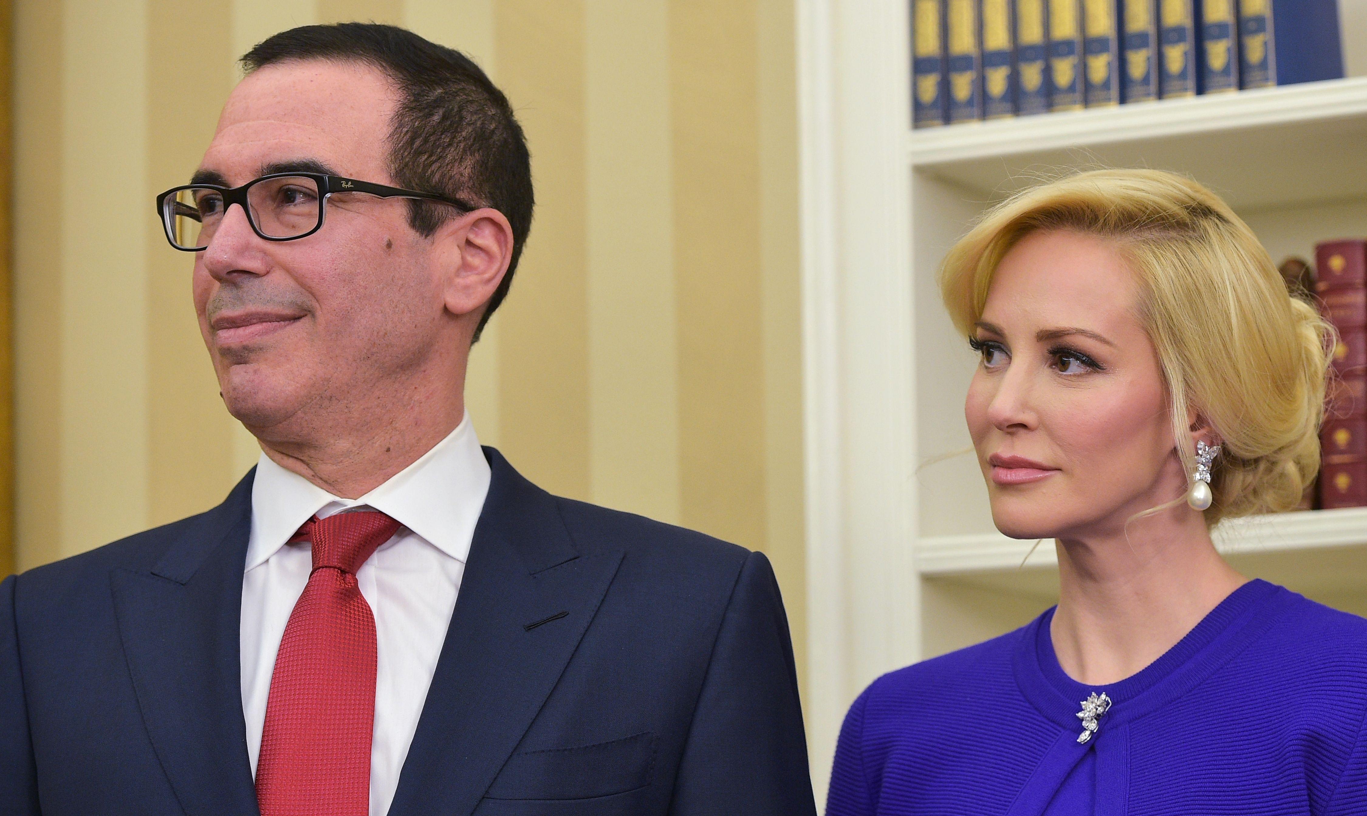 Ethics watchdog asks for records of Steve Mnuchin and wife Louis Linton ...
