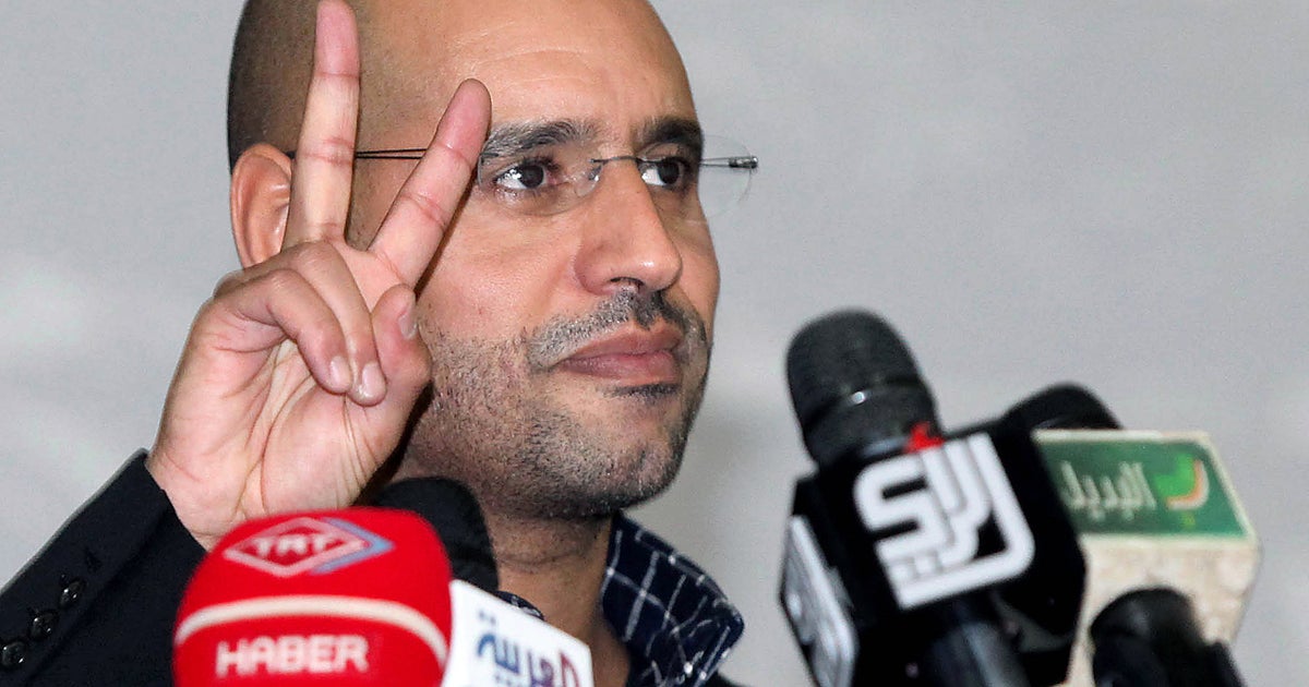 Qaddafi son says regime has nothing to hide - CBS News