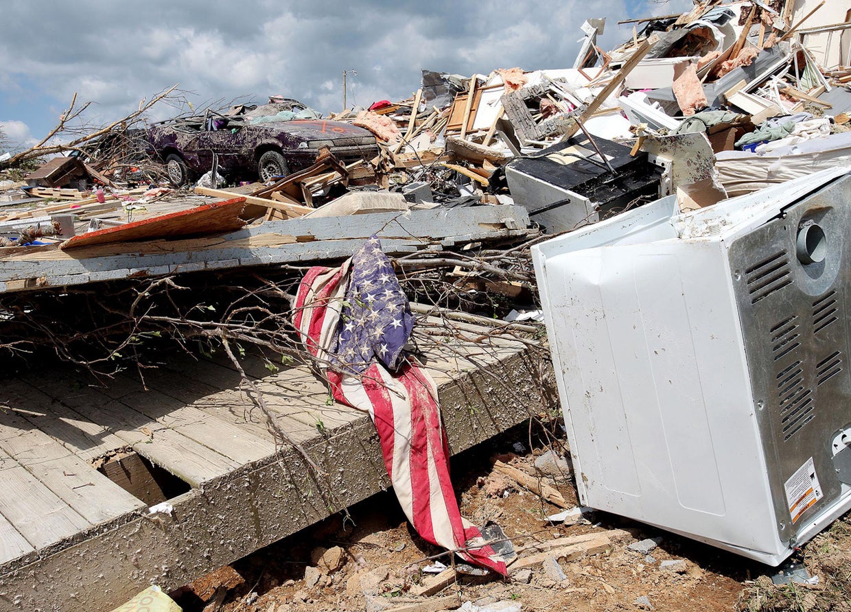 Tornadoes' apocalyptic aftermath