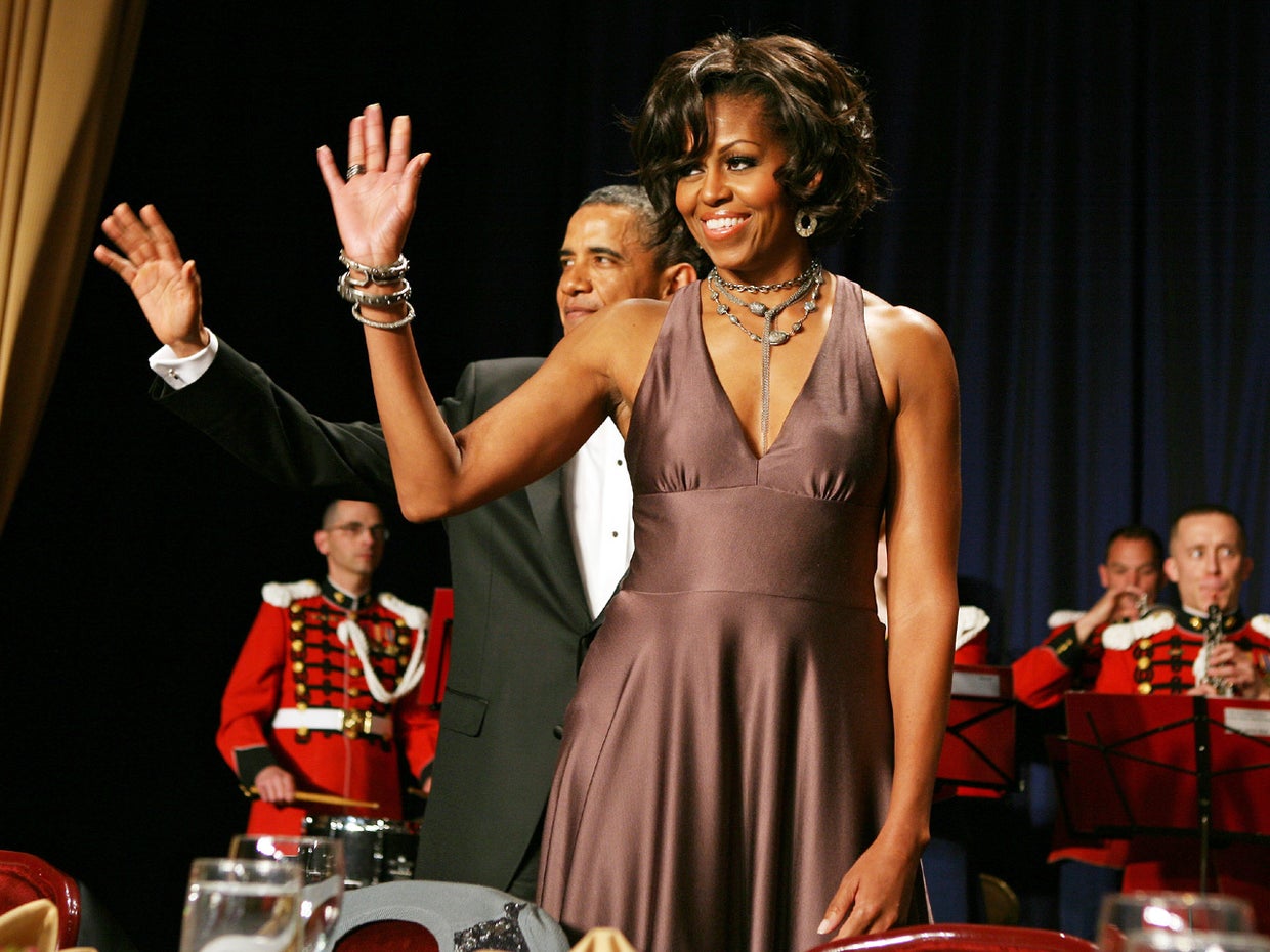 Mrs. Obama's best evening looks - CBS News
