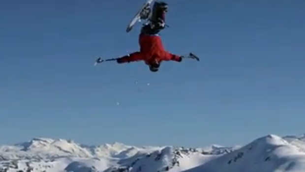 Watch: Paralyzed skier does backflip on slopes - CBS News