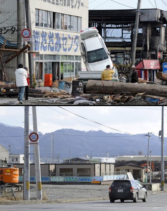 Japan tsunami recovery: Then and now