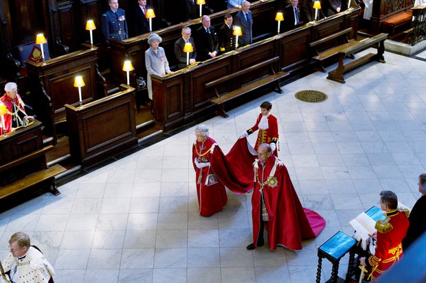 Jubilee year OBE service