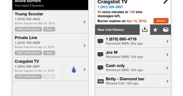 Disposable phone numbers from your smartphone - CBS News