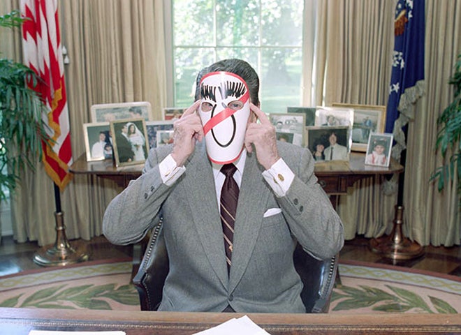 Ronald Reagan's index cards of one-liners