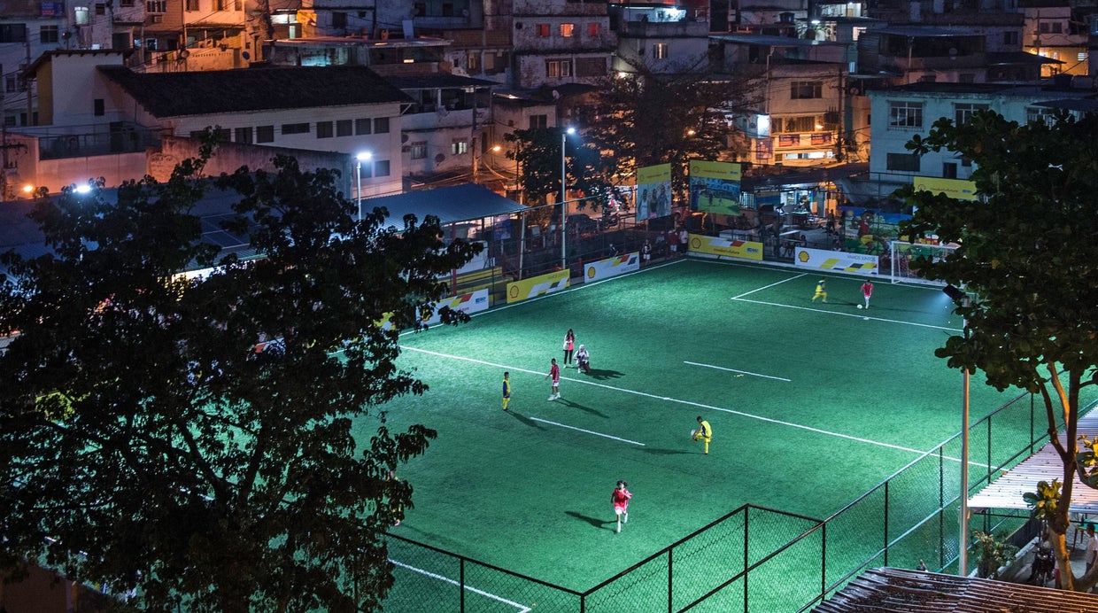 Brazil soccer field first to use players' kinetic energy to turn on the ...