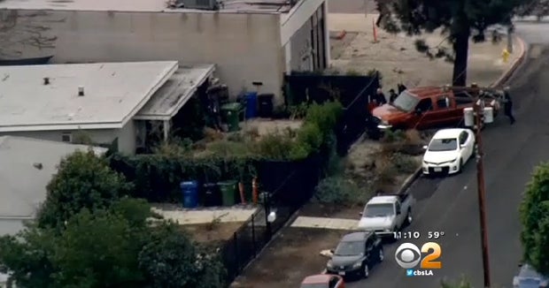 Lou Pizarro of "Operation Repo" pins fleeing suspect with pickup truck ...