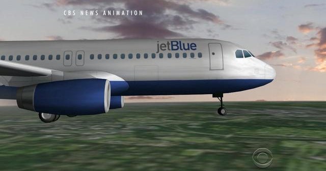 JetBlue plane has close call at NY airport - CBS News