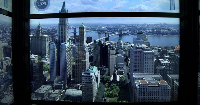 Take a ride through time in One World Trade Center elevators - CBS News