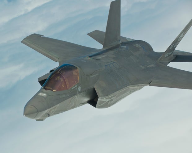 Military's delayed F-35 jet project "clearly on track" - CBS News