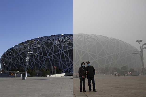 Beijing pollution – through a lens, darkly - CBS News