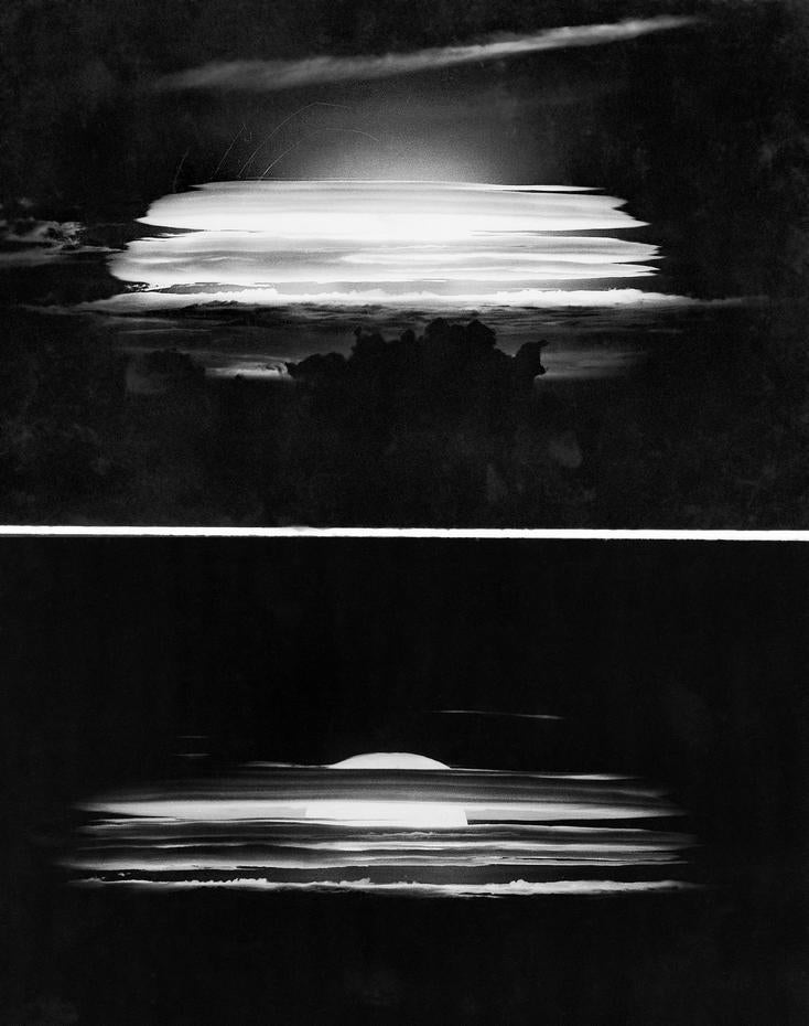 First hydrogen bomb test - What's the difference between H-bombs and A ...