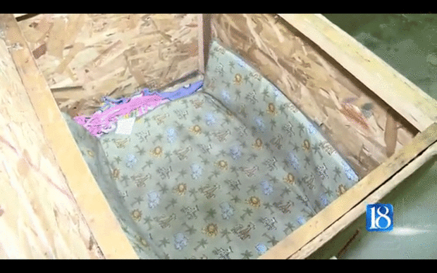 9 arrested after 3-year-old Indiana girl found locked inside wooden box ...