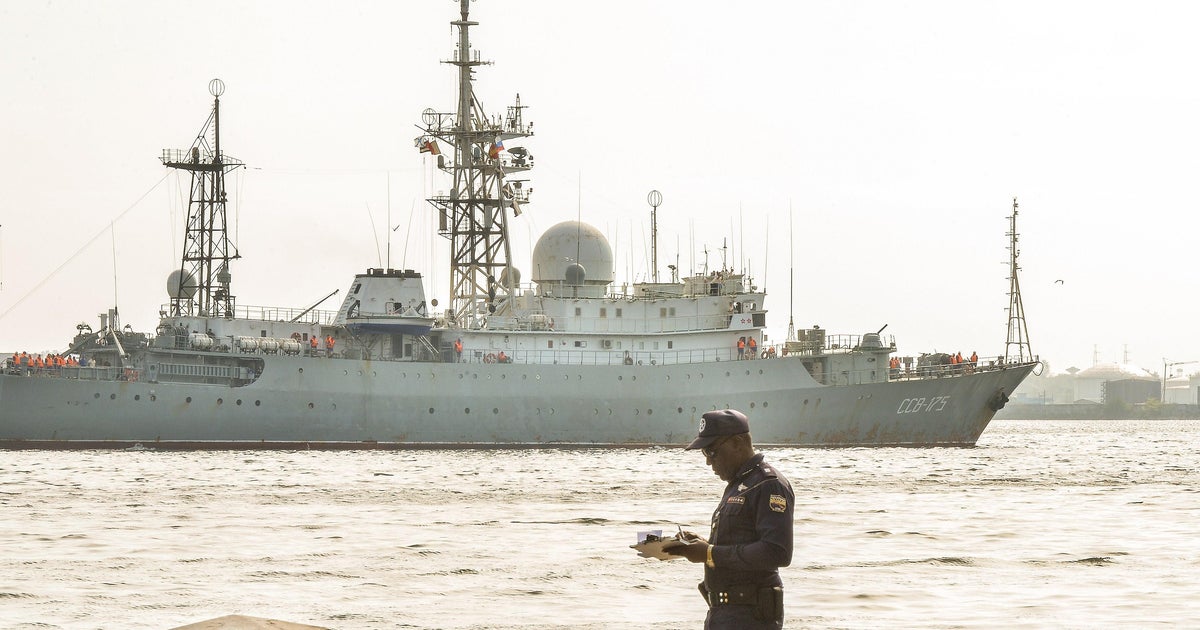 Russia spy ship patrolling off U.S. East Coast - CBS News