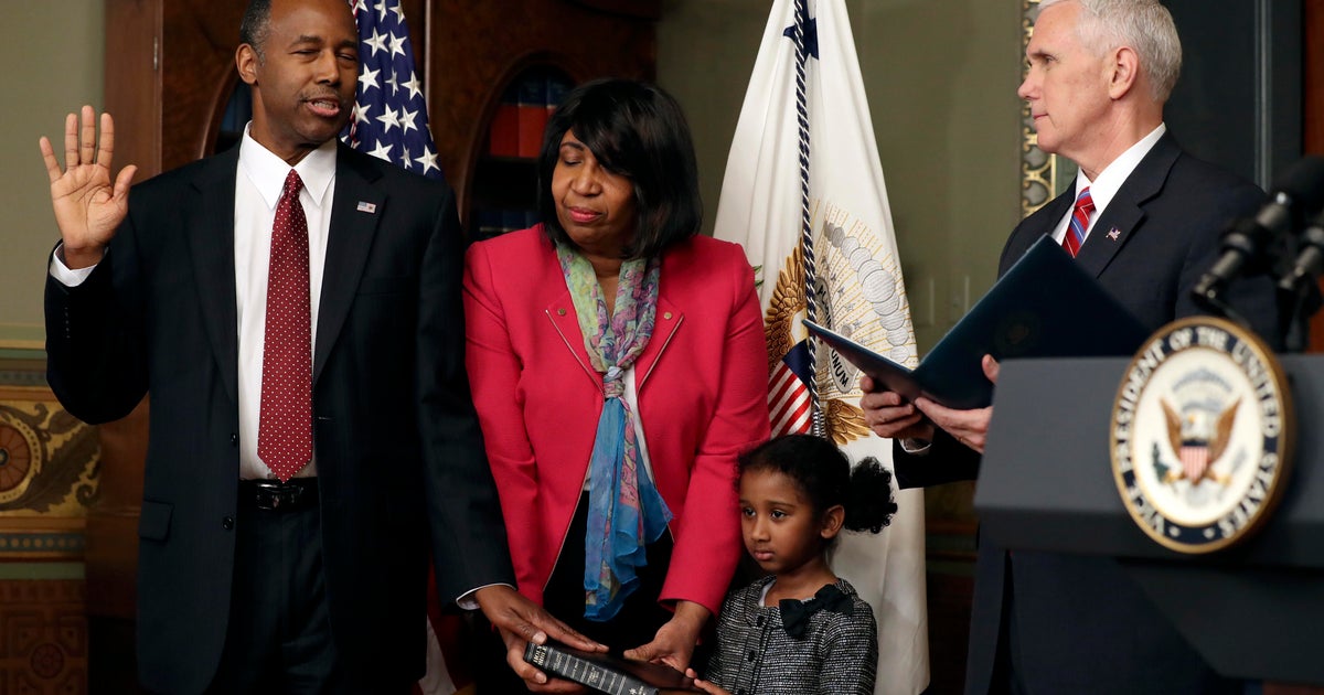 Ben Carson points to wife on $31,000 HUD dining set purchase - CBS News