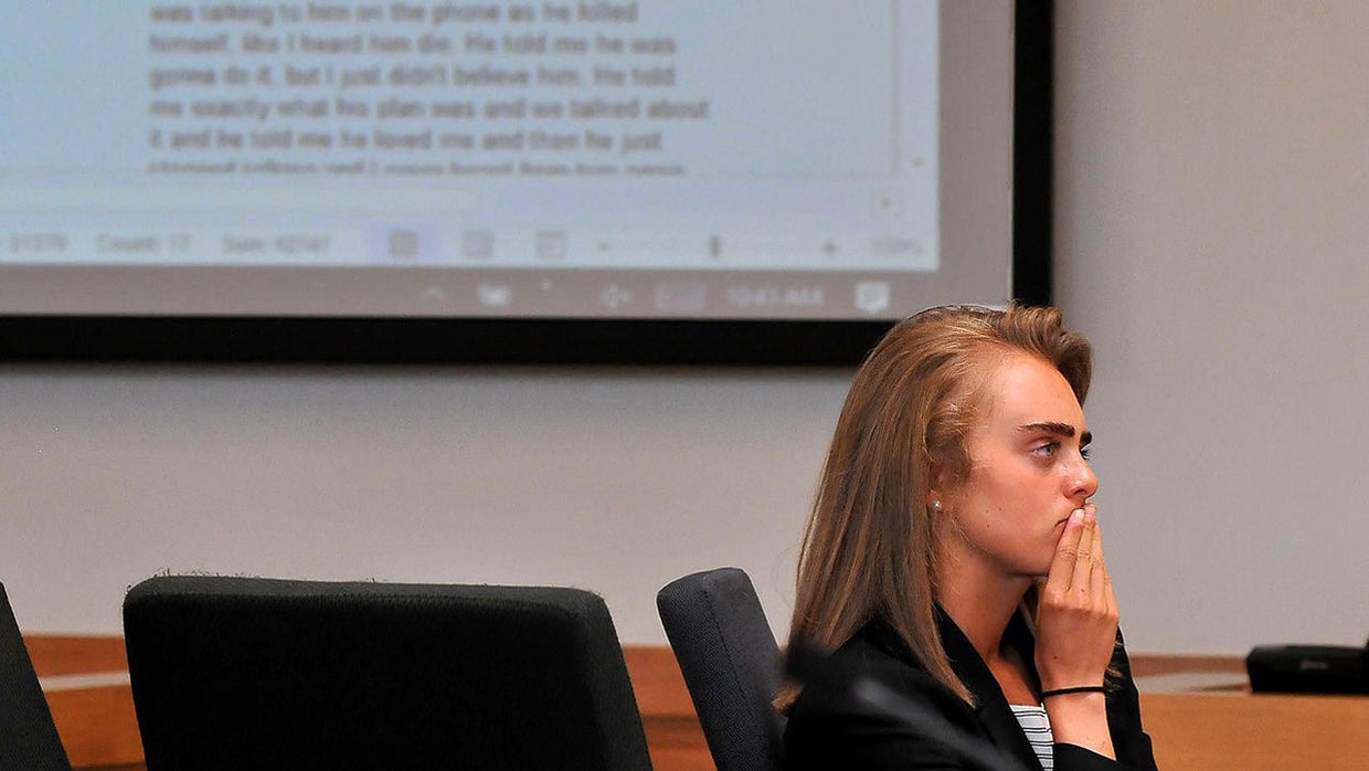 Texting suicide case: Michelle Carter sentenced to serve at least 15 ...