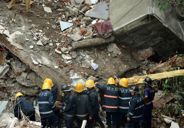 Multiple deaths after Mumbai building collapse - CBS News
