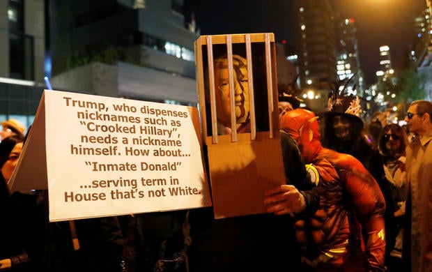 NYC Halloween parade - NYC Halloween parade goes on after terror attack ...