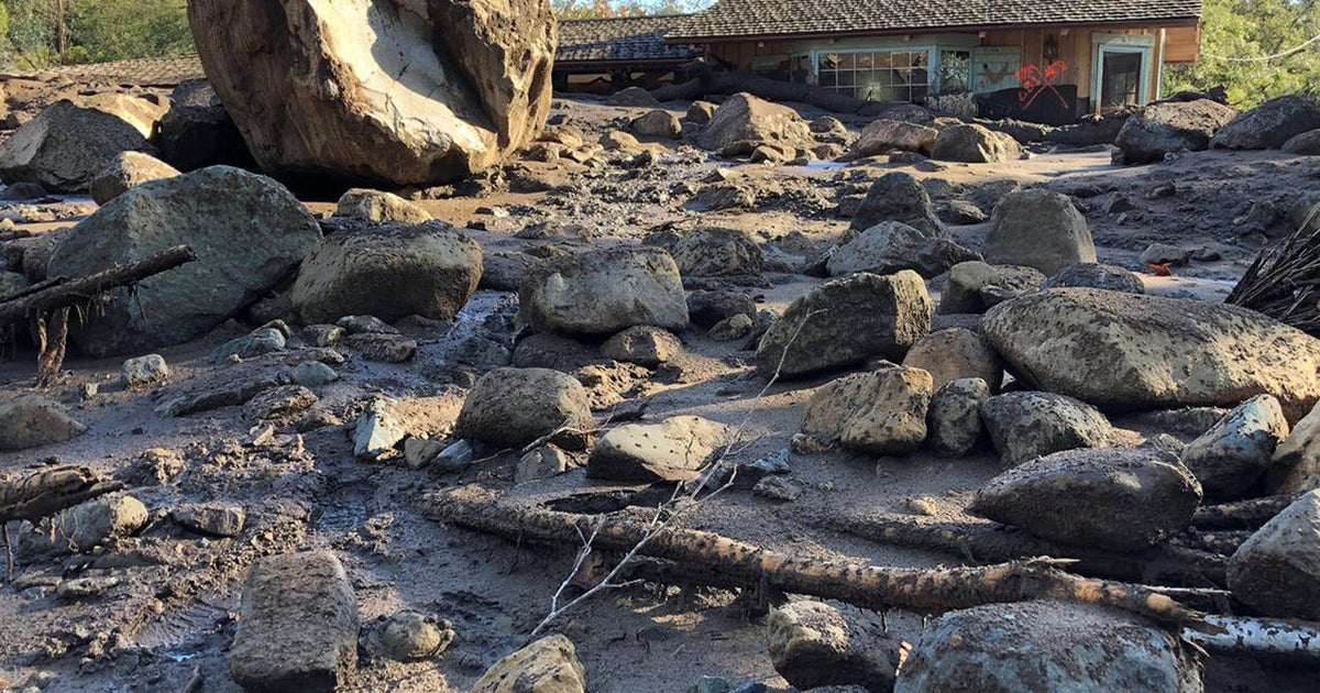 California mudslide response turns from rescue to recovery - CBS News