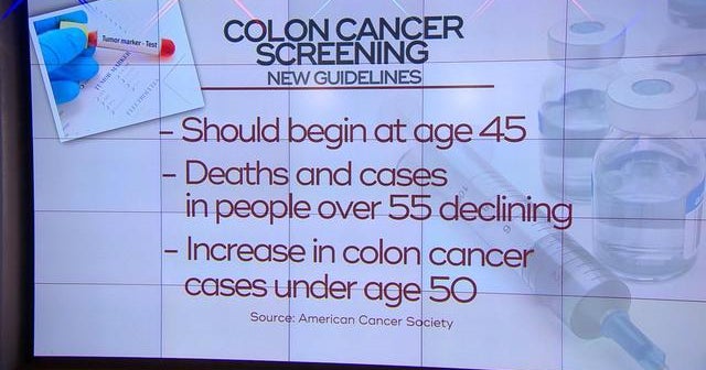 New guidelines for colon cancer screenings - CBS News