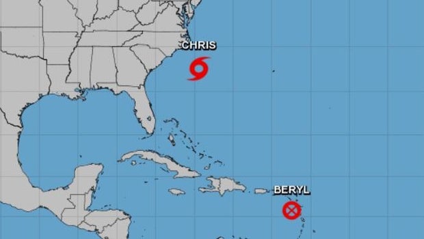 Dissipated storm Beryl: Puerto Rico, Dominica still wary - CBS News