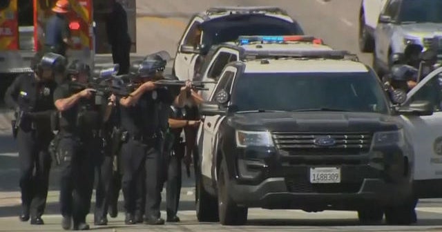 LAPD released video of officers shooting, killing hostage - CBS News