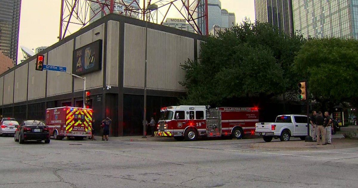 Man arrested after crashing truck into Fox 4 News building in Dallas ...