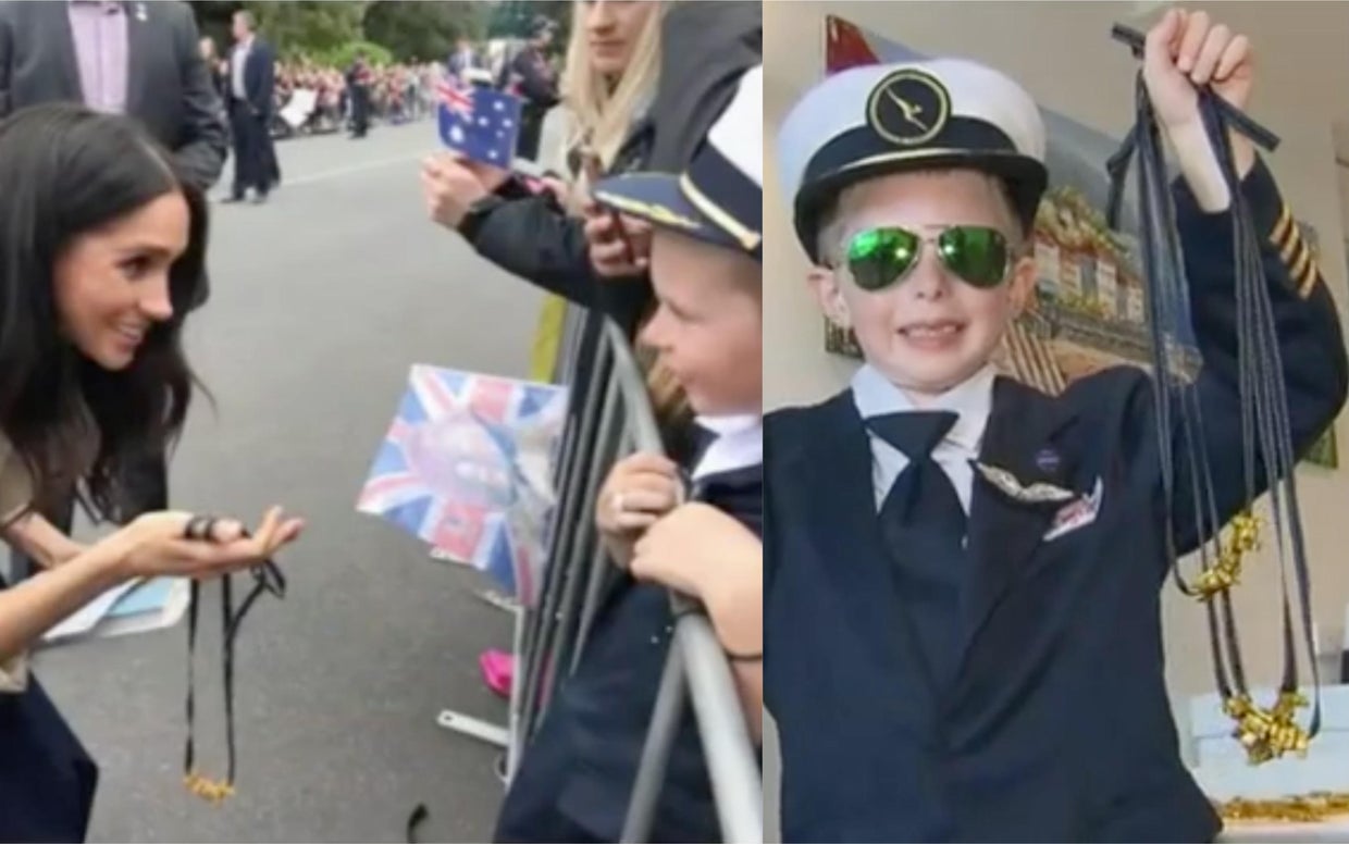Gavin Hazelwood, 6-year-old boy from Melbourne, Australia, gave Meghan ...