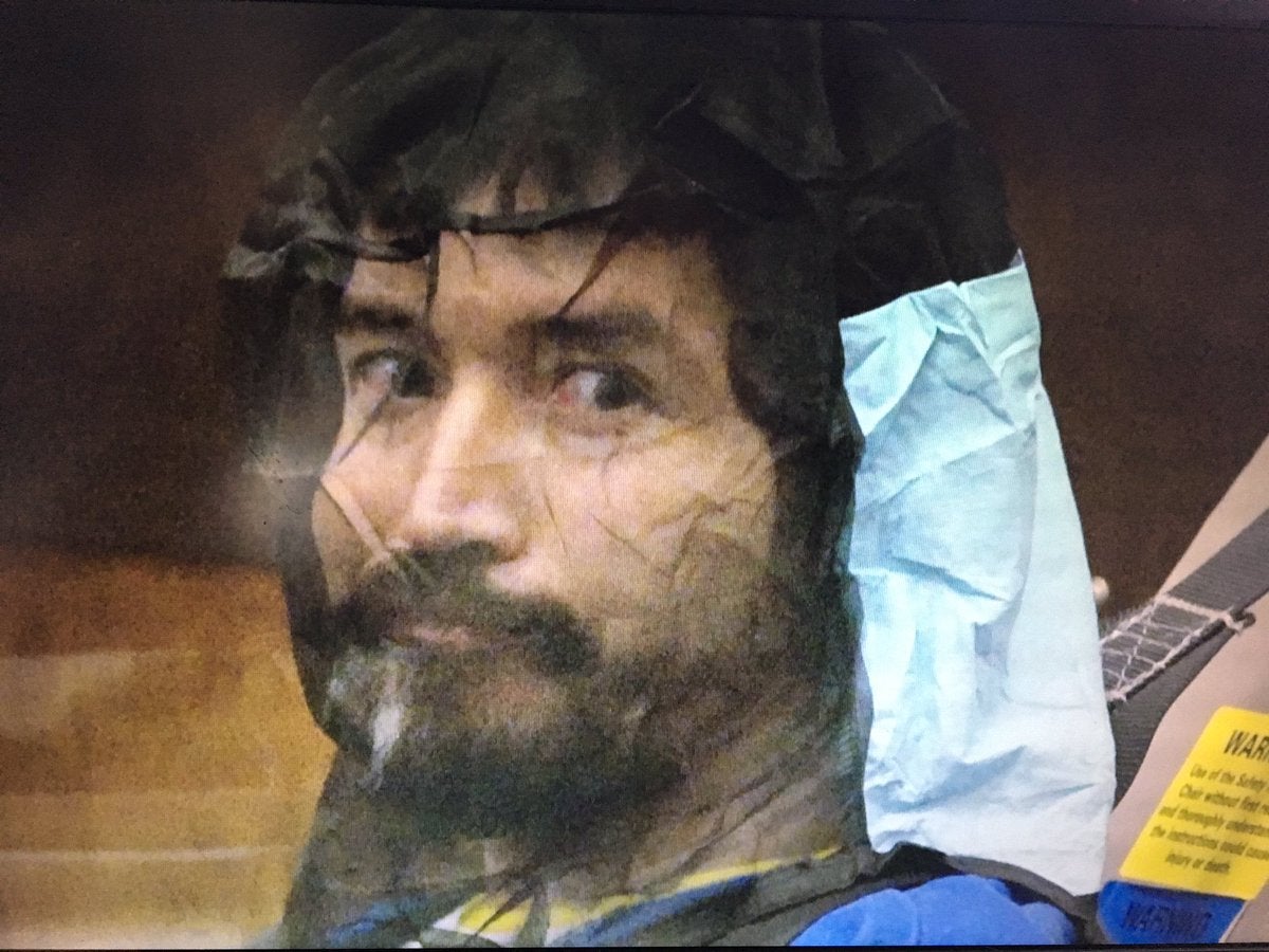 Malibu Suspect Anthony Rauda Rolled Into Court Restrained To Chair ...