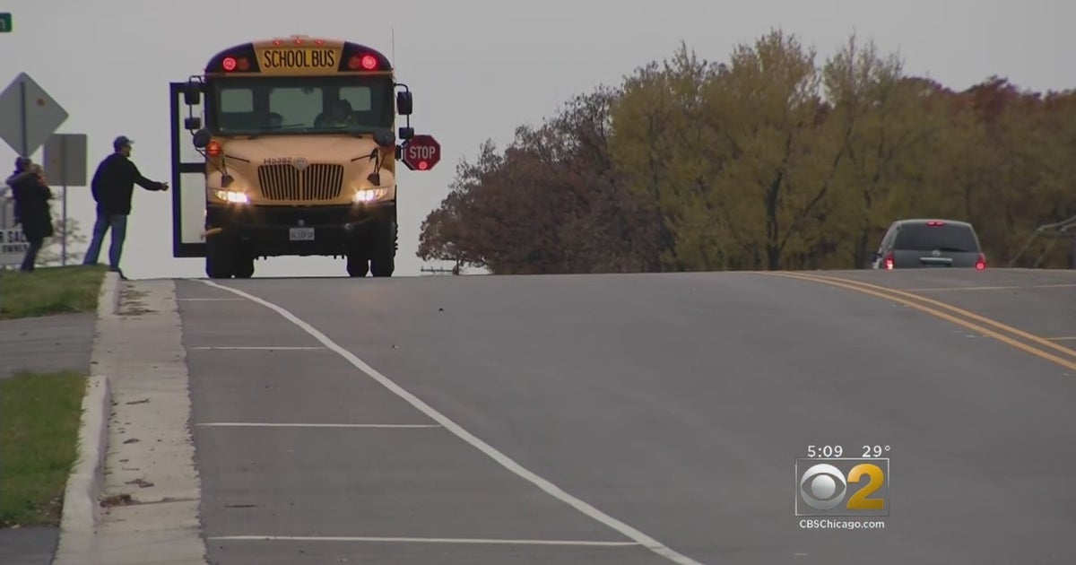 Drivers Speed Past Stopped School Buses Alarming Parents - CBS Chicago