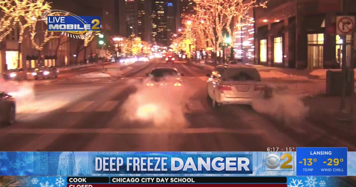 Frigid Temperatures Turn Chicago Into A Ghost Town - CBS Chicago
