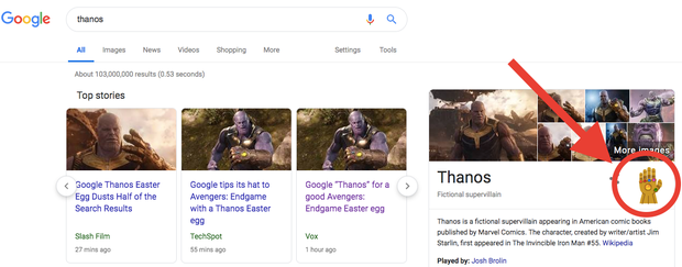 Google Thanos Easter egg: Google "Thanos" for an epic "Avengers: Endgame" Easter egg - CBS News