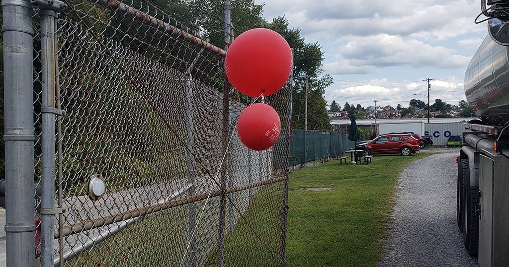 Creepy: Red Balloons Left Floating Outside Pittsburgh Area Businesses ...