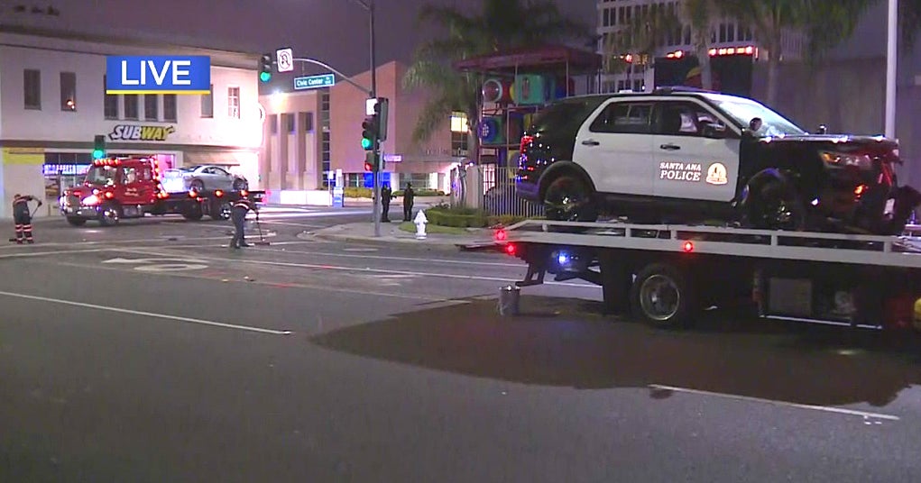 Collision With Apparent Red-Light Runner Sends Santa Ana Police Officer ...