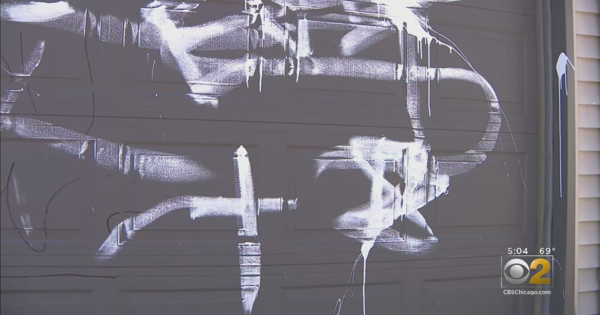 'It's Disgusting': Family In Irving Park Finds Swastika Painted On ...