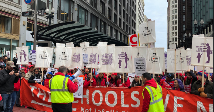 LIVE UPDATES: Thousands March In The Loop For Chicago Teachers Union ...