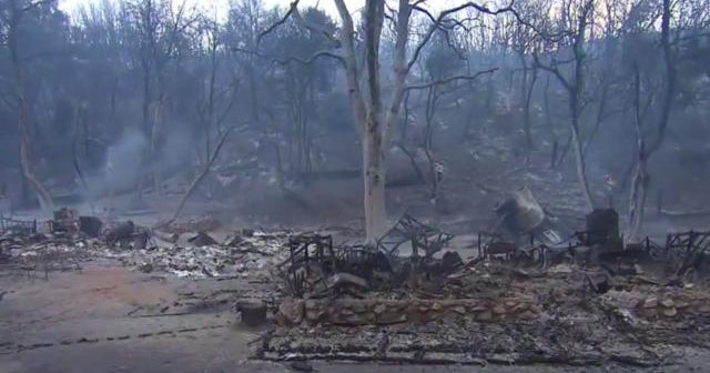 Extreme wildfire rips through California, forcing evacuations - CBS News