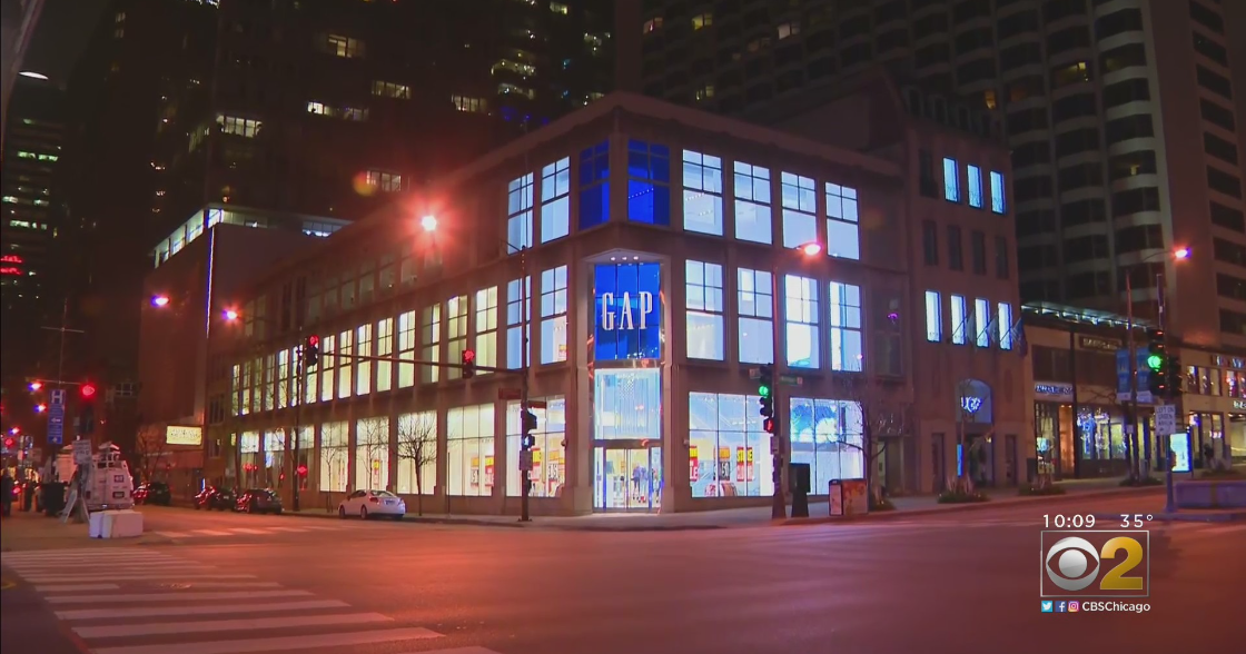 The Gap Set To Close Magnificent Mile Store - CBS Chicago