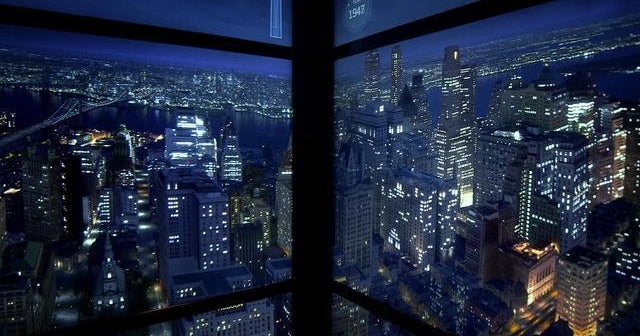 One World Trade Center time-lapse elevators reveal sunset, evening city ...