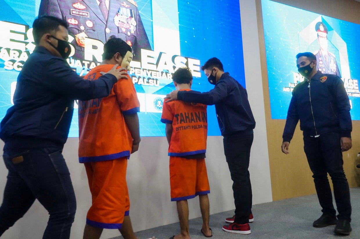 Indonesia arrests hackers over $60 million U.S. COVID-19 scam - CBS News