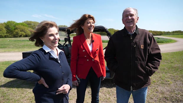 George W. Bush on painting a new vision of immigrants - CBS News