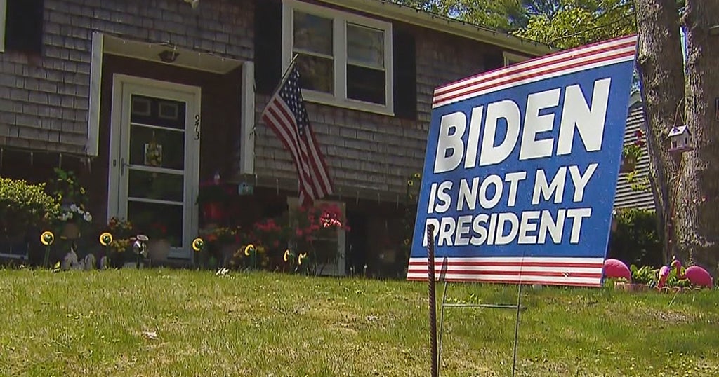 Plymouth Man Wins Fight To Keep 'Biden Is Not My President' Sign In ...
