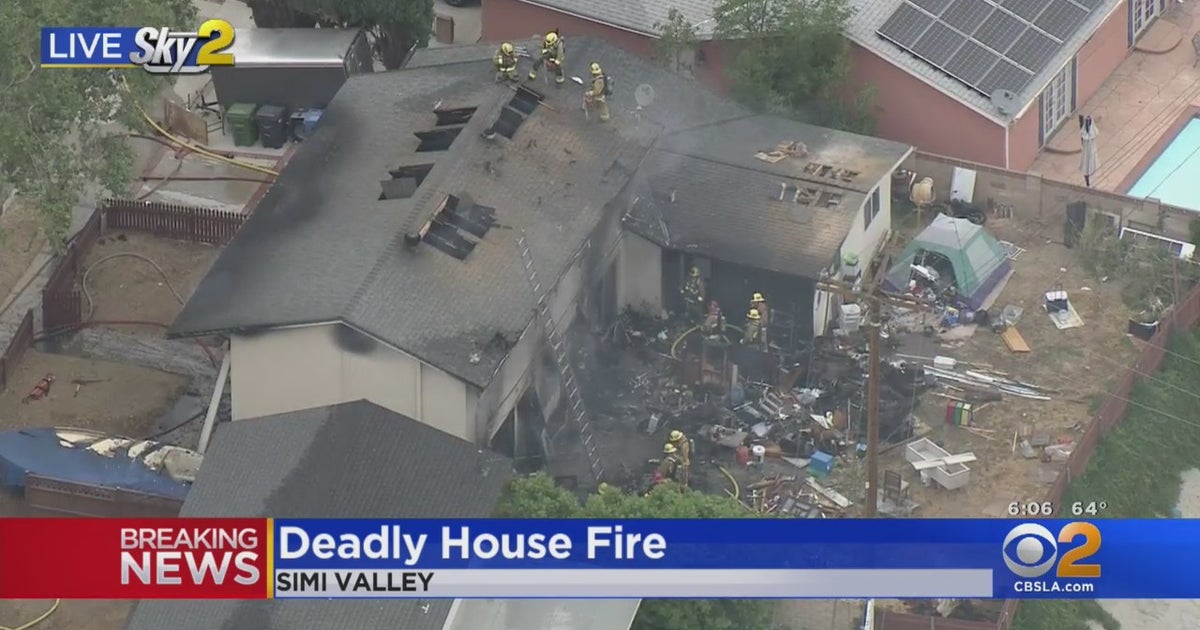 1 Person Killed In Simi Valley House Fire - CBS Los Angeles