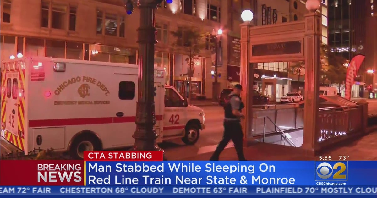 Man Stabbed While Sleeping On CTA Red Line Train - CBS Chicago